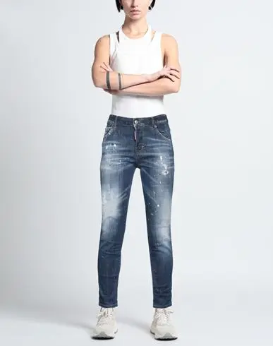 Dsquared2 Jeans In Stretch Denim - Blue