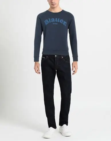 BLAUER. Cotton Crewneck Sweatshirt