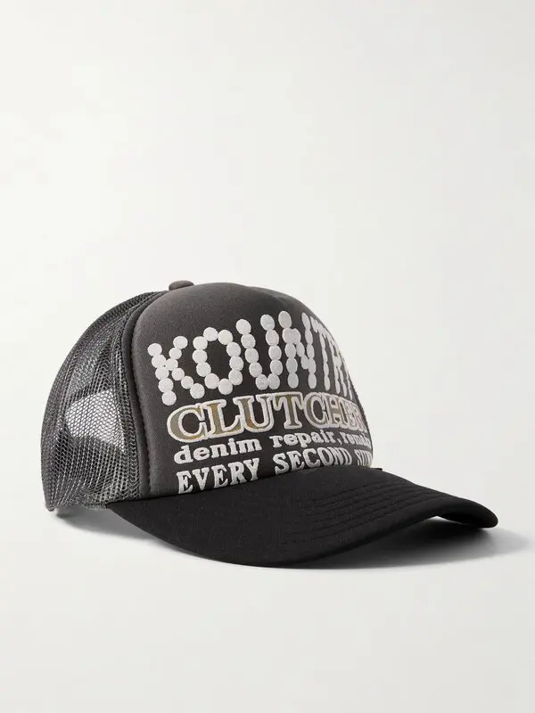 Kapital Pearl Clutcher Trucker Cap - Gray