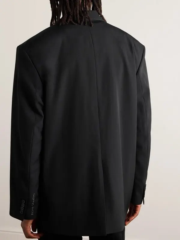 Acne Studios Juyliano Oversized Grain De Poudre Suit Jacket