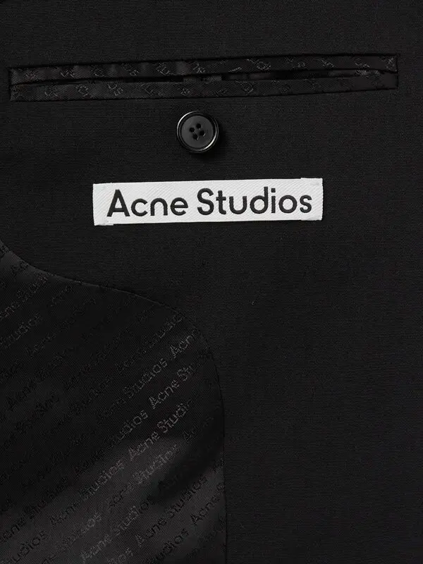 Acne Studios Juyliano Oversized Grain De Poudre Suit Jacket