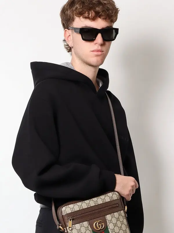 Gucci Acetate Rectangle Sunglasses
