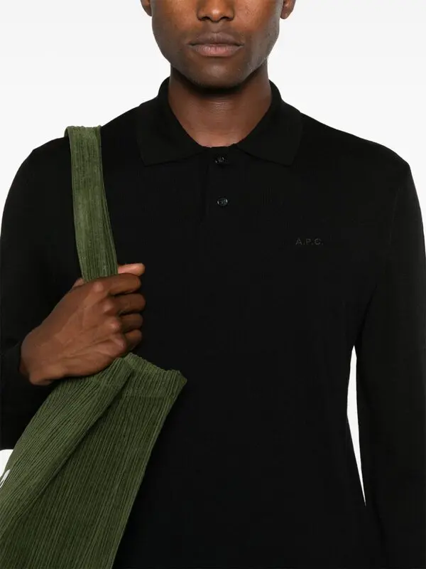 A.p.c. Jacob Polo Shirt - Black