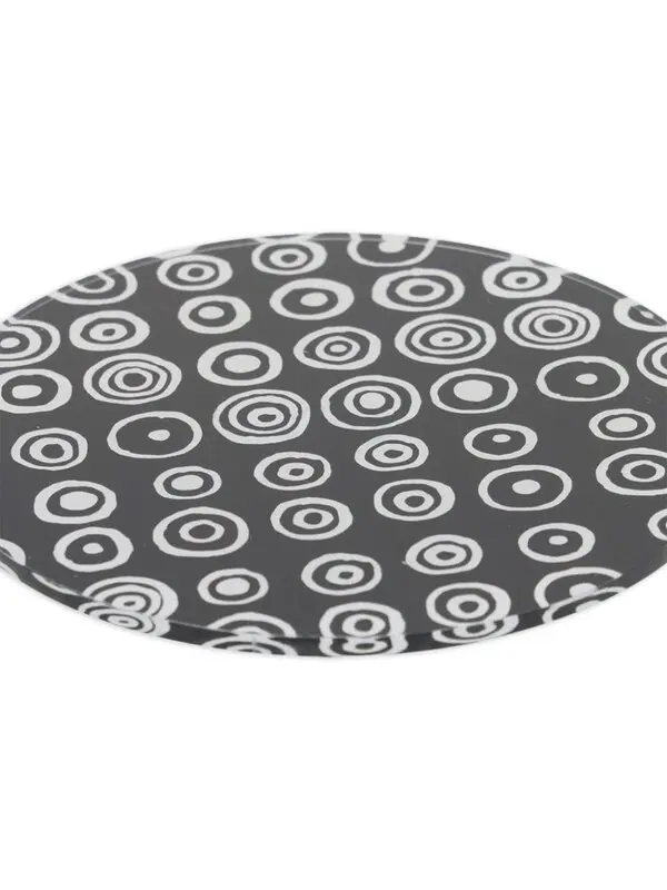 10 CORSO COMO Circle-print Acrylic-glass Coasters