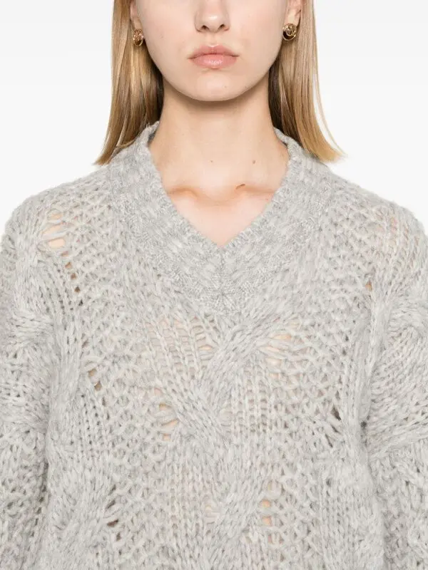 Ermanno Scervino Chunky Cable-knit Jumper