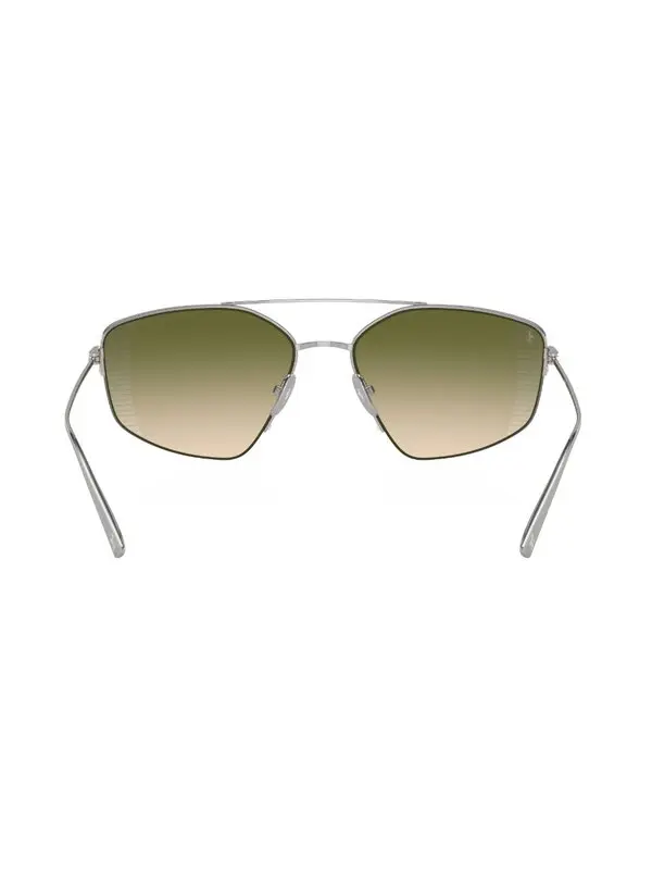 FERRARI Geometric Frame Sunglasses - Silver