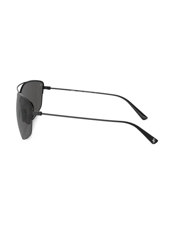 FERRARI Geometric-frame Sunglasses - Black