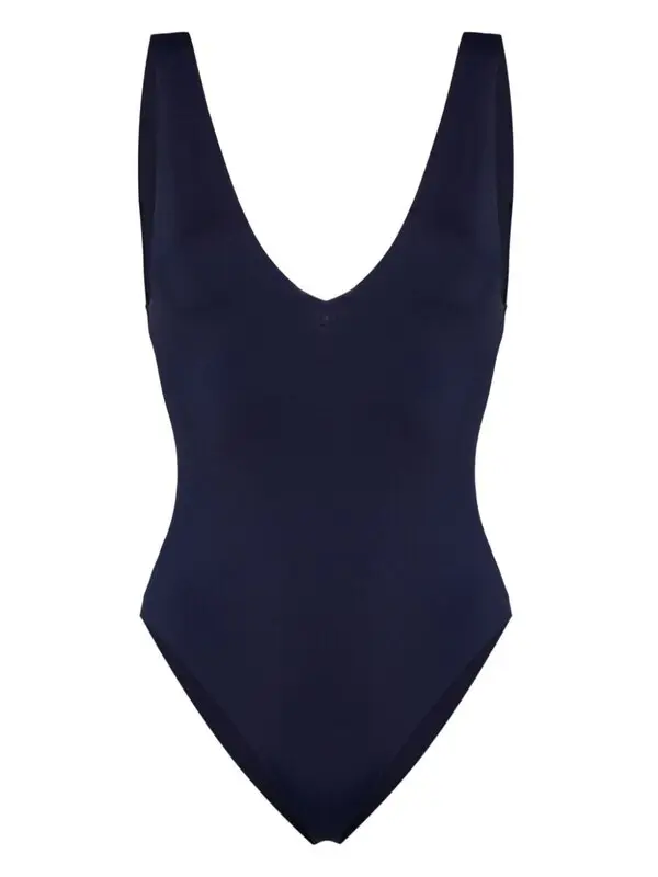 Barena Venezia Regina V-neck Swimsuit - Blue