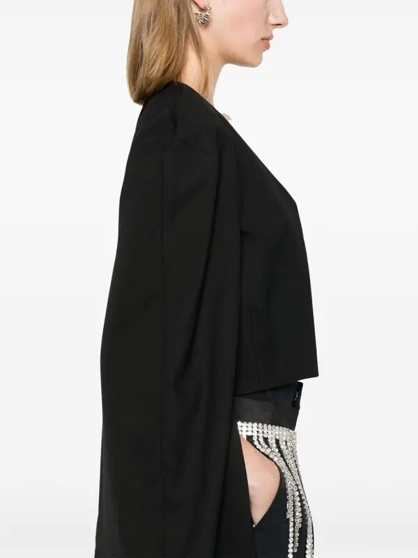 FRENKEN Long Puff-sleeved Cropped Jacket