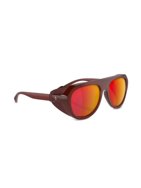 FERRARI Oval-frame Sunglasses