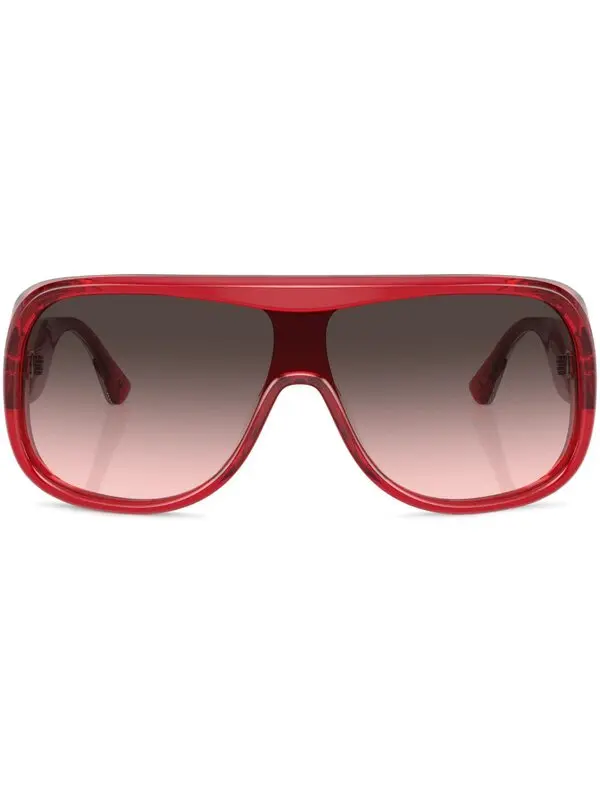FERRARI Oversized Frame Sunglasses - Red