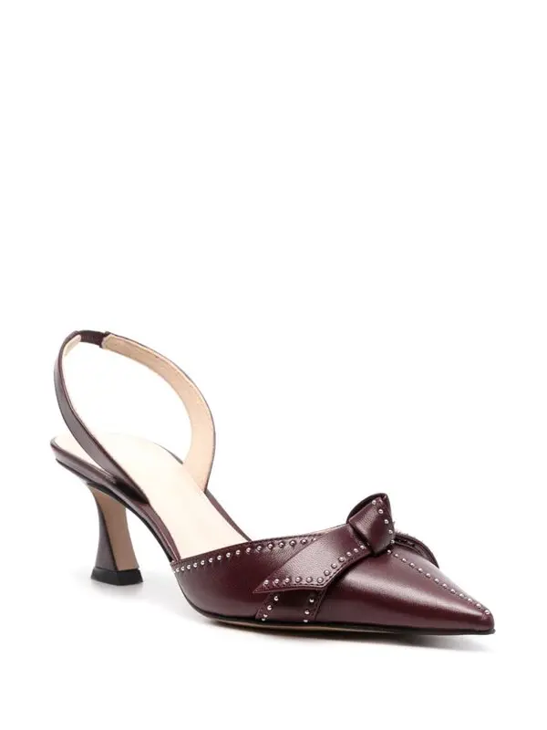 ALEXANDRE BIRMAN 60mm Clarita Studded Pumps - Red