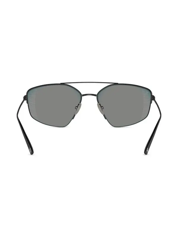 FERRARI Geometric-frame Sunglasses - Black