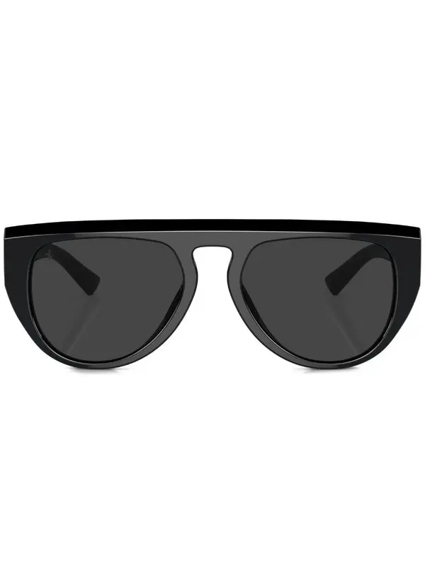 FERRARI Oval Frame Sunglasses - Black
