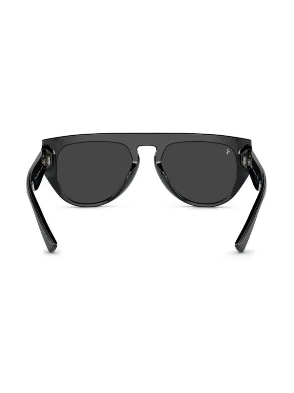 FERRARI Oval Frame Sunglasses - Black