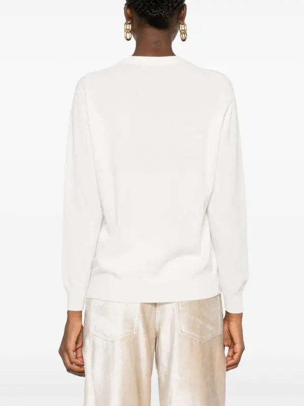 Brunello Cucinelli Monili-chain Knitted Jumper