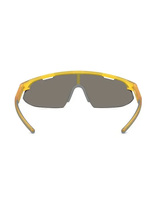 SCUDERIA FERRARI Shield-frame Sunglasses - Yellow
