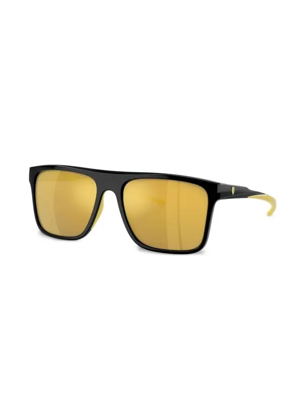 FERRARI Rectangle Frame Sunglasses - Black