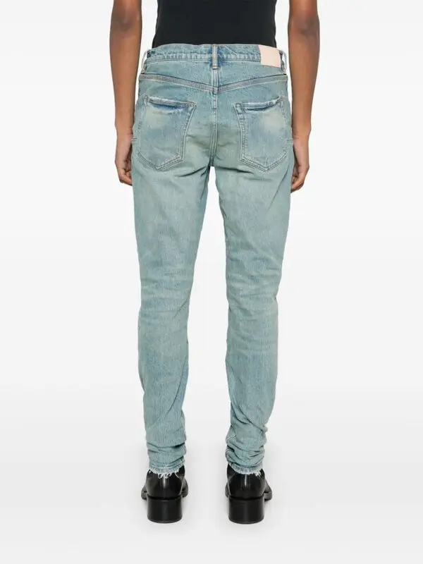 PURPLE BRAND P001 Vintage Knee Blowout Jeans