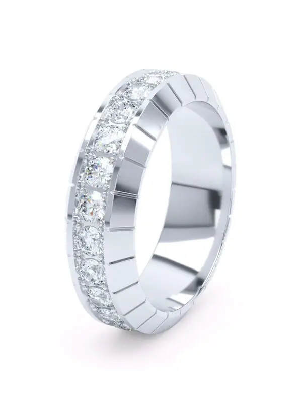 LOEV 18kt Gold Diamond Eternity Ring - White