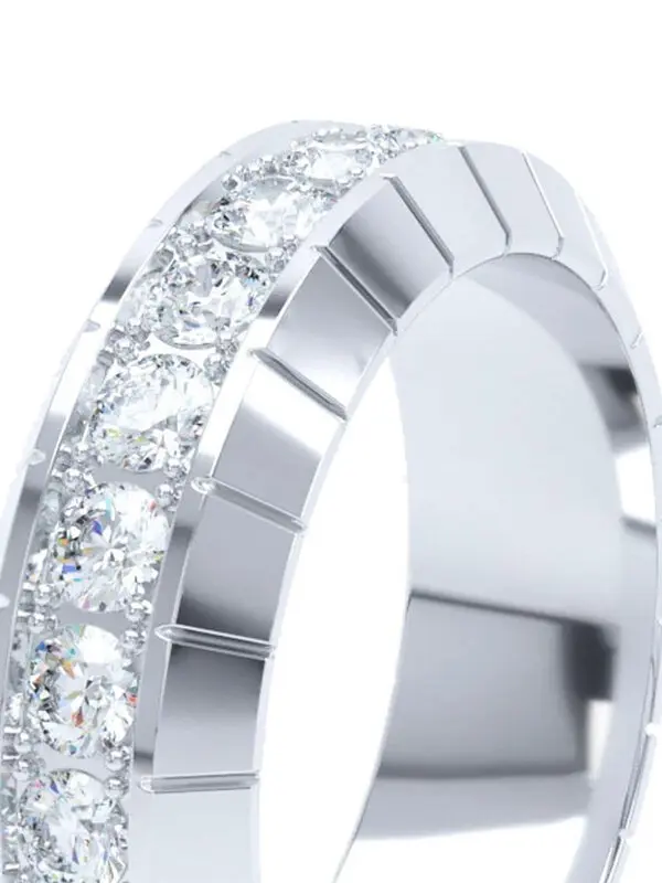 LOEV 18kt Gold Diamond Eternity Ring - White