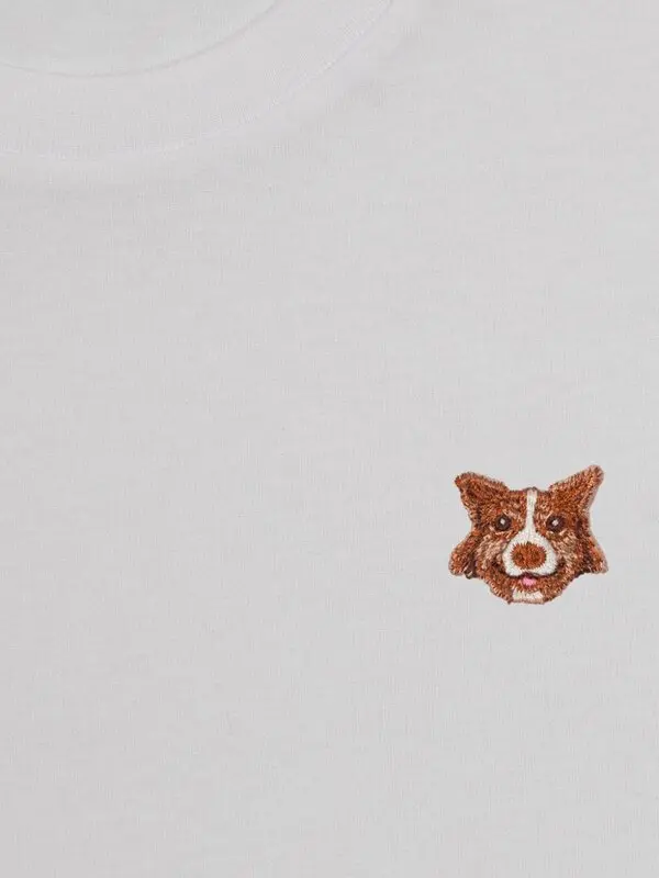 PELO FOUNDATION Dog-appliqué T-shirt