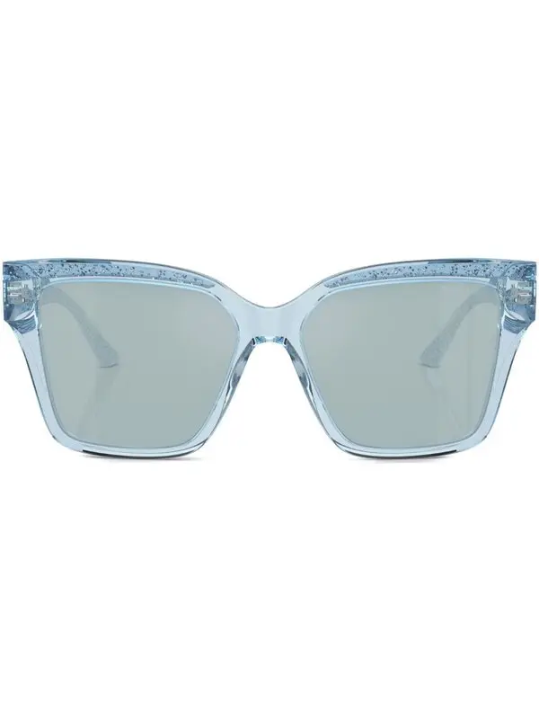 JIMMY CHOO Giava Glitter Sunglasses - Blue