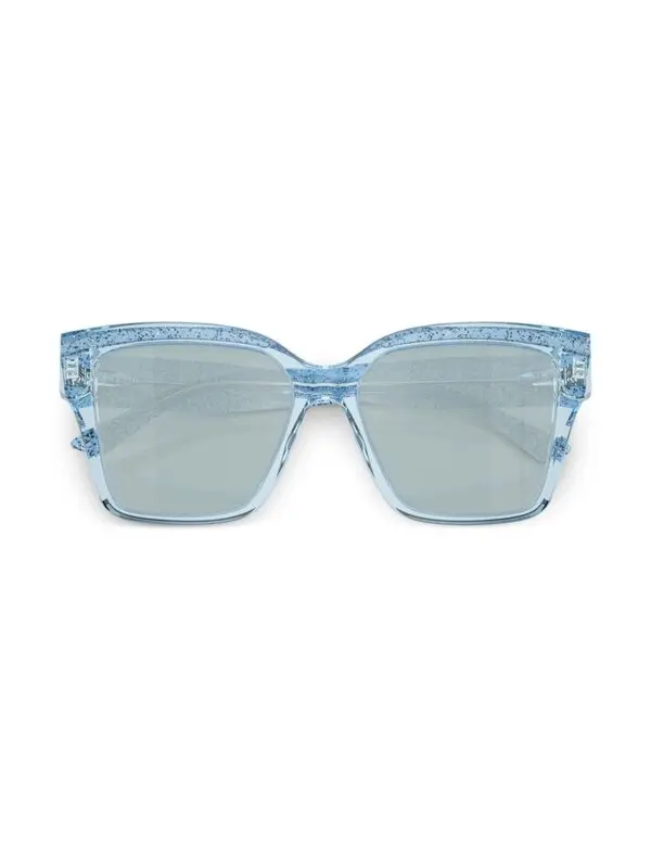 JIMMY CHOO Giava Glitter Sunglasses - Blue