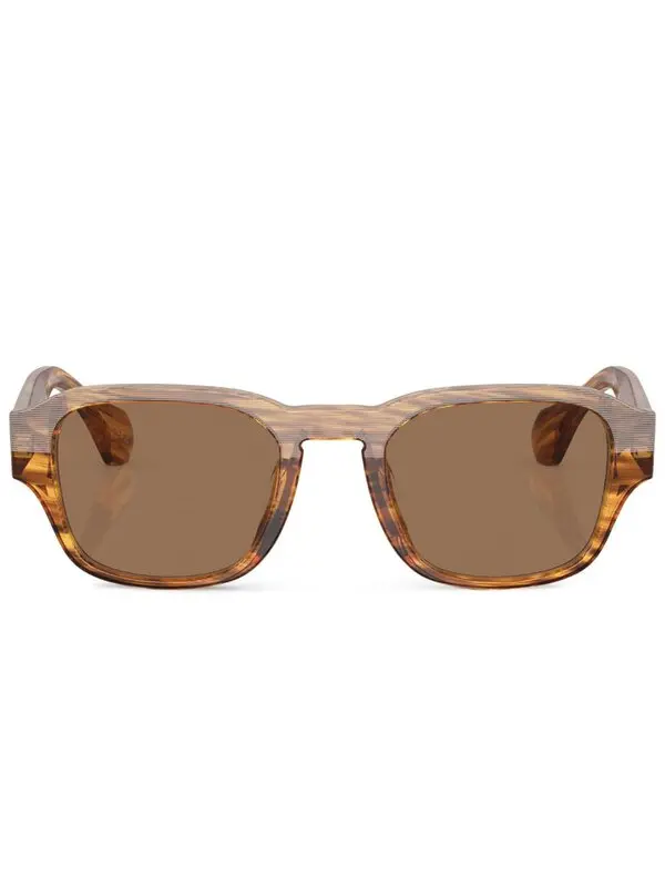 ALAIN MIKLI Square-frame Sunglasses - Brown