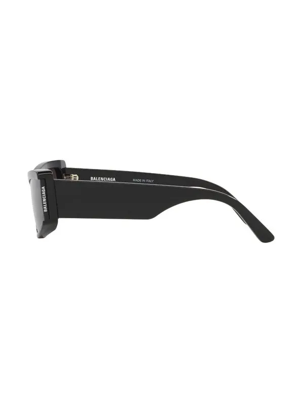 Balenciaga Rectangle-frame Sunglasses - Black
