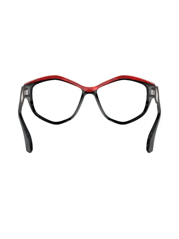 ALAIN MIKLI Geometric-frame Eyeglasses - Red