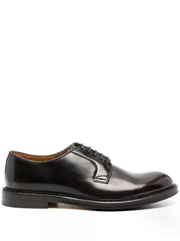 DOUCAL'S Leather Derby Shoes - Brown