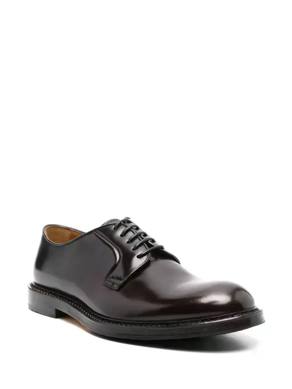 DOUCAL'S Leather Derby Shoes - Brown