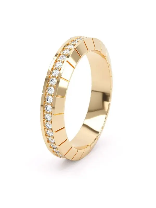 LOEV Loewe 18kt Yellow Diamond Eternity Ring - Gold