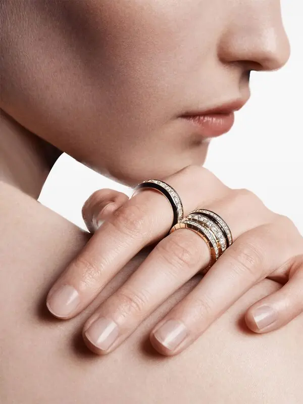 LOEV Loewe 18kt Yellow Diamond Eternity Ring - Gold