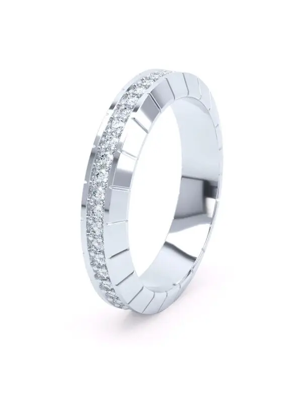 LOEV 18kt White Gold Eternity Diamond Ring - Silver