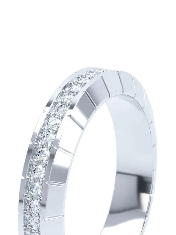 LOEV 18kt White Gold Eternity Diamond Ring - Silver