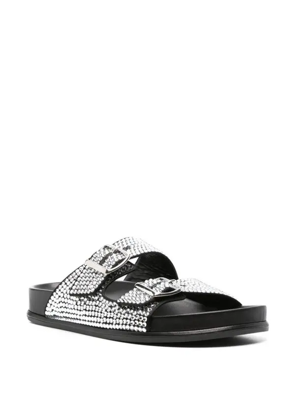Rene Caovilla Emma Crystal Embellished Sandals