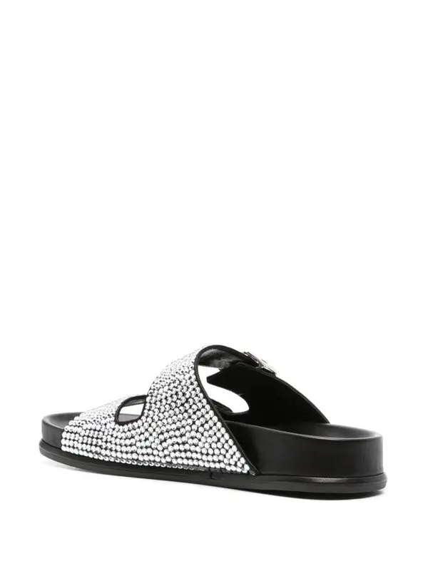 Rene Caovilla Emma Crystal Embellished Sandals