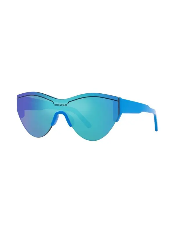 Balenciaga Ski Cat-eye Sunglasses - Blue