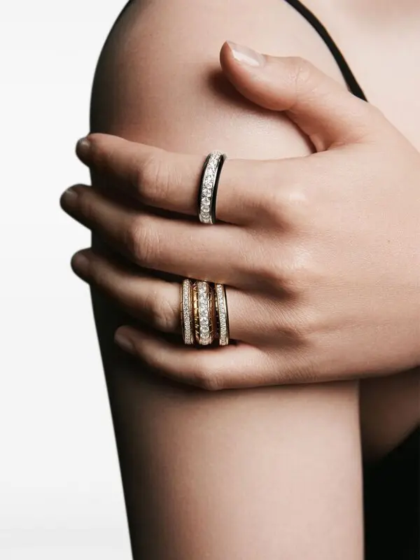 LOEV 18k White Gold Diamond Eternity Ring - Silver