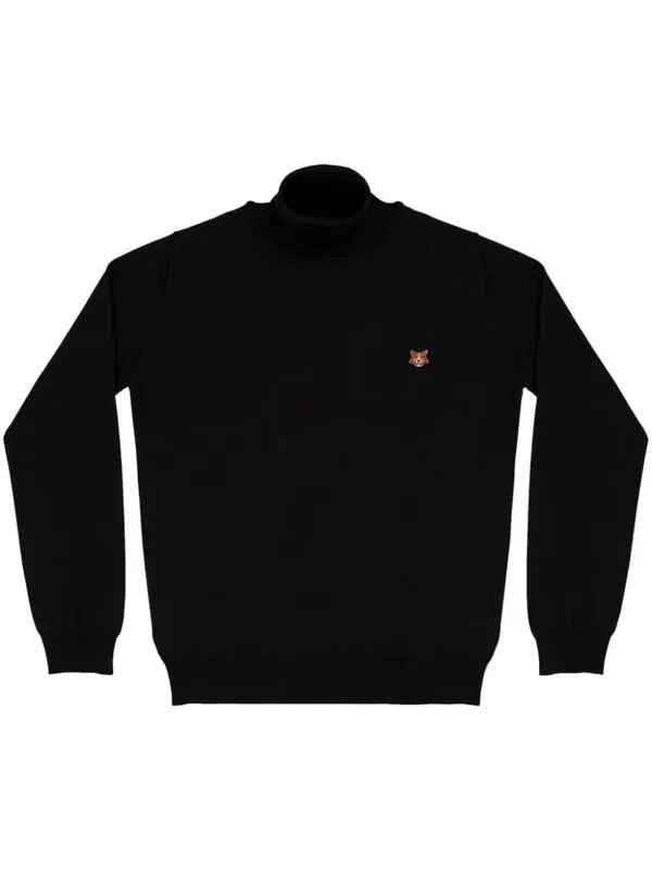 PELO FOUNDATION Mongrel Patch Roll Neck Jumper