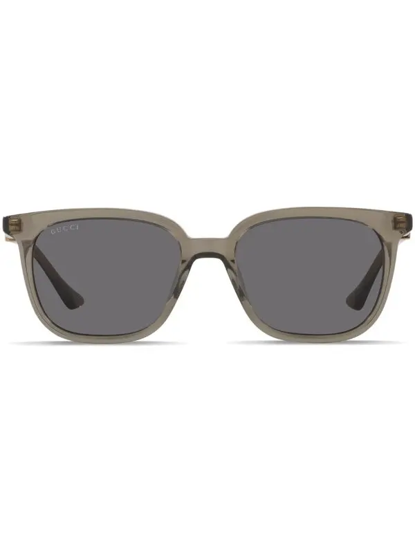 Gucci Square-frame Sunglasses - Brown