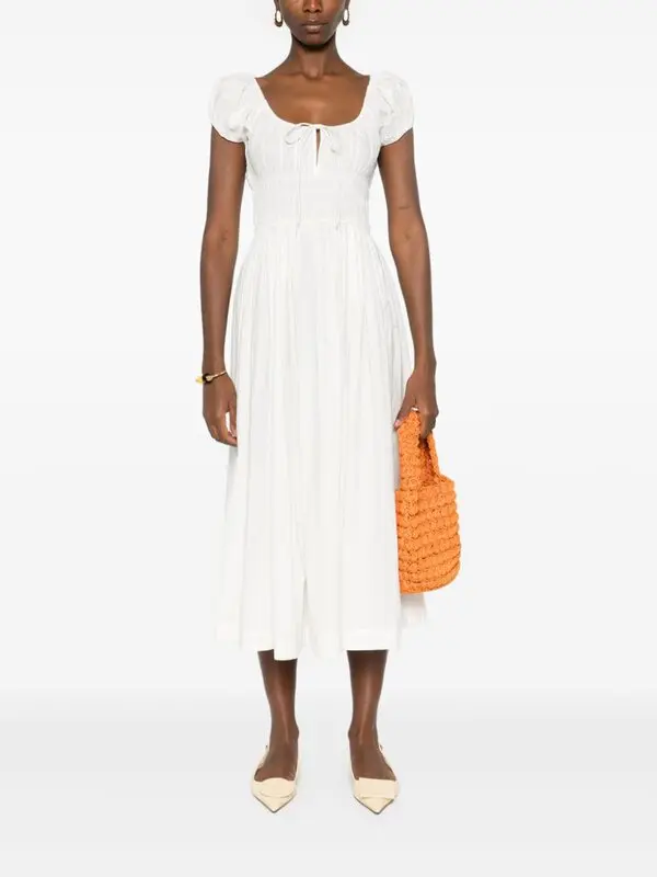 DÔEN Quinn Midi Dress - White