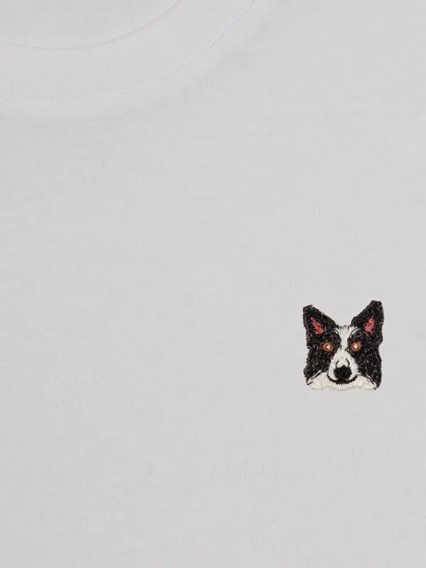 PELO FOUNDATION Border Collie Patch T-shirt