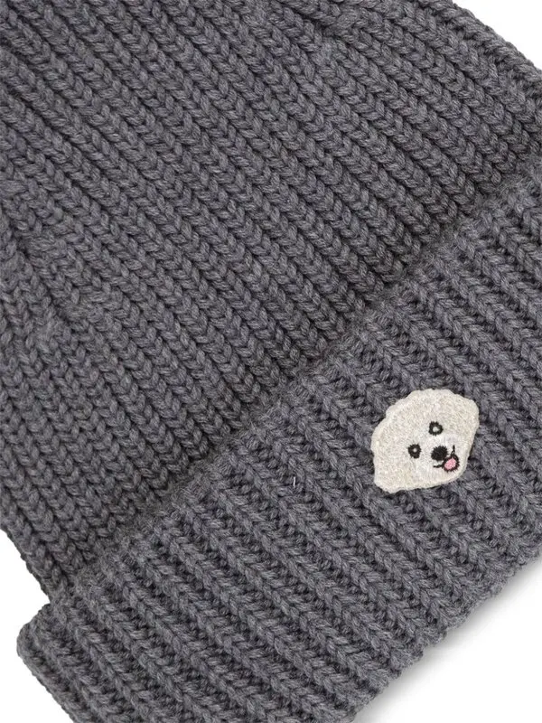 PELO FOUNDATION Maltese Patch Beanie - Grey