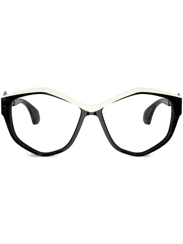 ALAIN MIKLI Cat-eye Frame Glasses - Black
