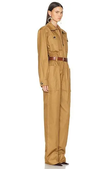 Saint Laurent Long Sleeve Jumpsuit
