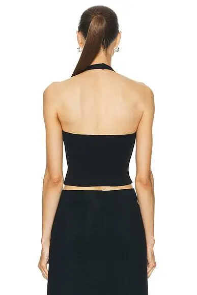 Eterne Halter Top - Black