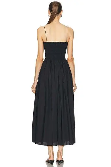 Matteau Shirred Bodice Fit And Flare Dress